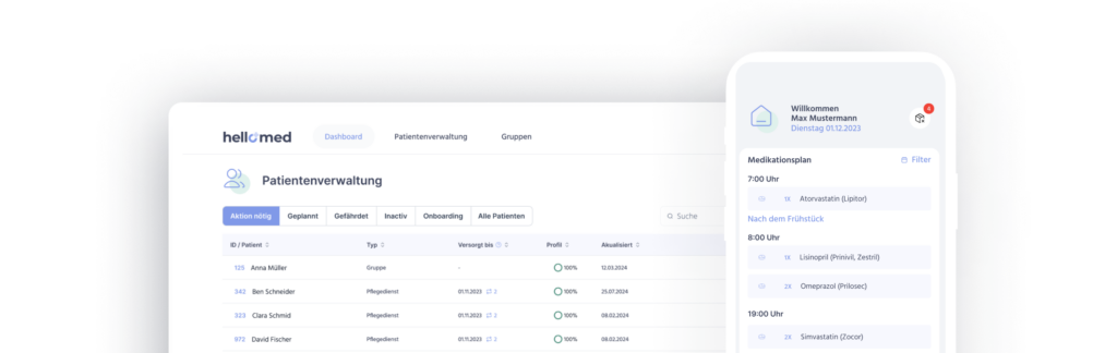 Dauermedikation nur in einfach - hellomed.com
